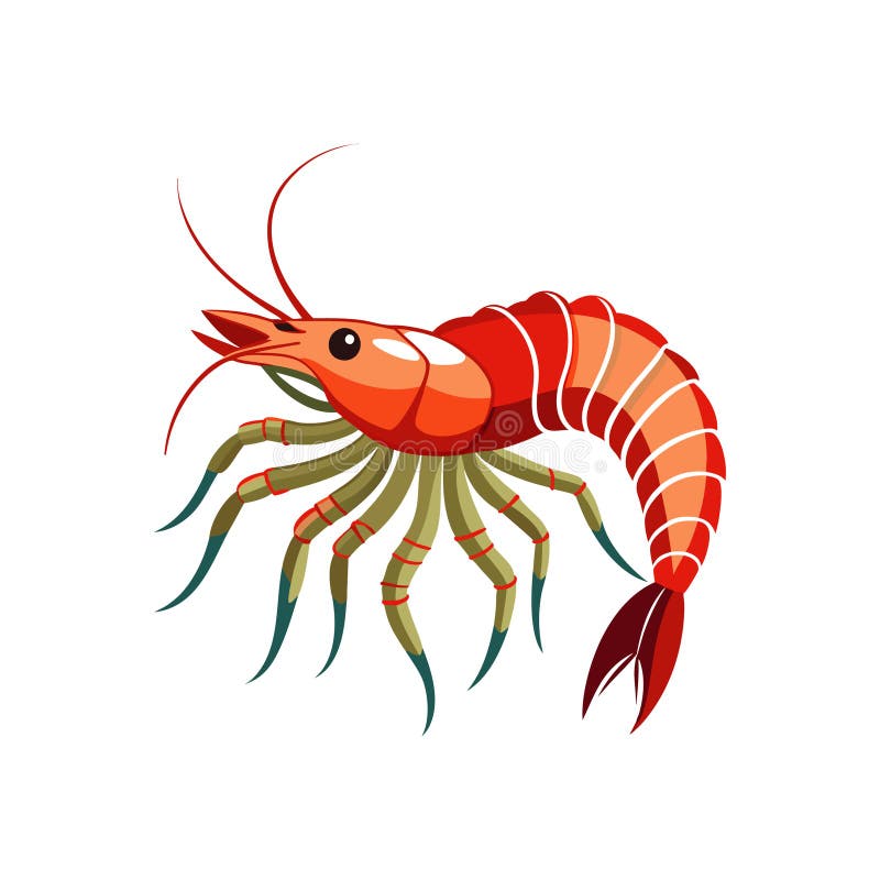 Vivid Amphionididae Crustacean Artwork Stock Photo - Illustration of ...