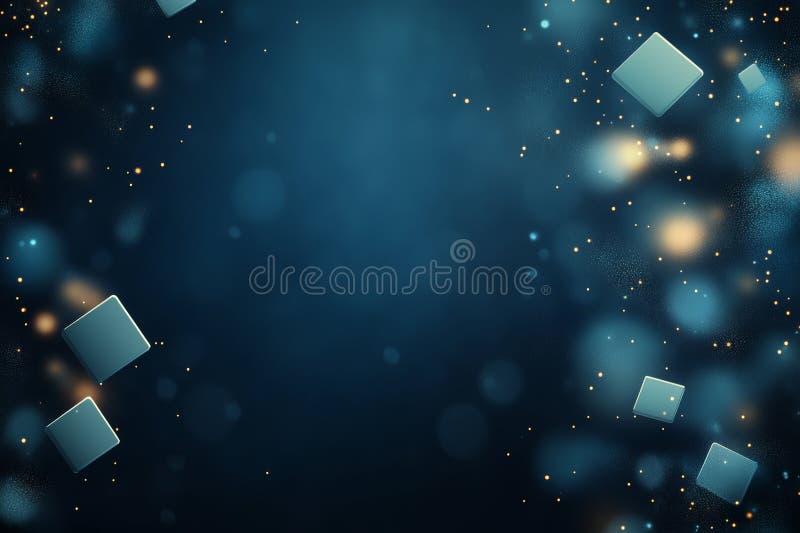A Vivid and Animated Abstract Background with Illuminated Geometric ...