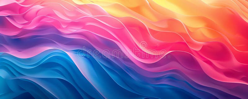 A Vivid Backdrop with a Seamless Blend of Bright, Bold Colors in a ...