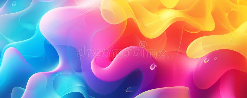 A Vivid Backdrop with a Seamless Gradient of Bright, Bold Colors ...