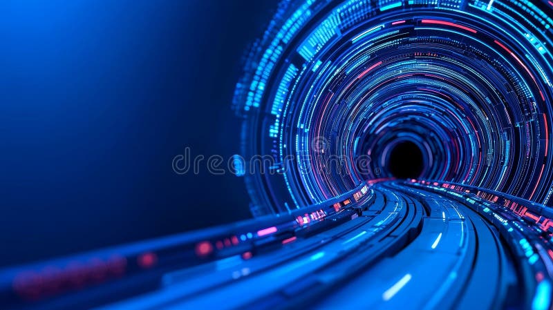 A Vivid Blue Burst of Jagged, Crystalline Forms Spreading Outwards ...