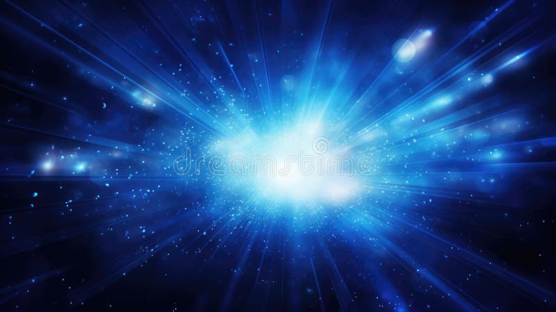 Cosmic Burst in Deep Space stock illustration. Illustration of ...