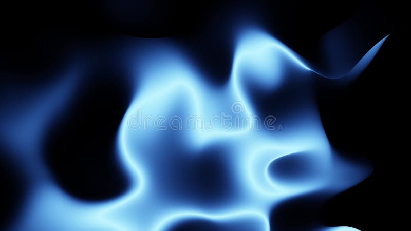 Vibrant Blue Flame Dynamic Design Element or Symbol of Fire Stock Video ...