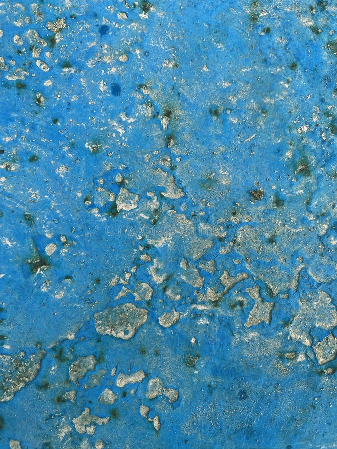 Vivid Blue Metal Surface with Dust Stock Photo - Image of dust ...