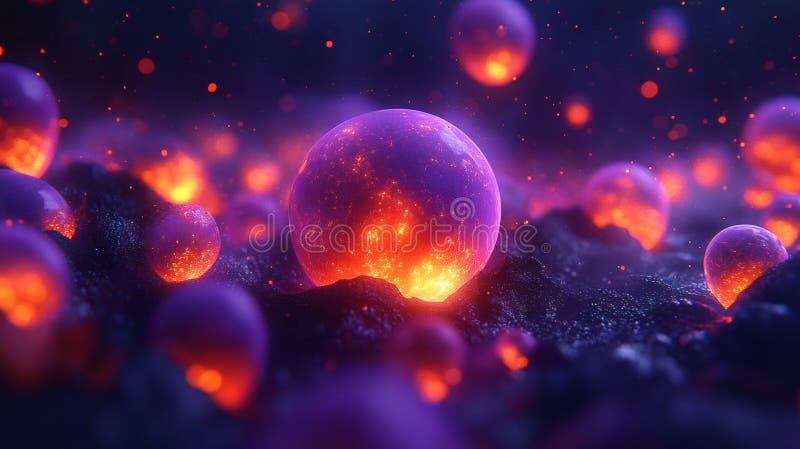 A Vivid Close-up of Interlinked Cells or Molecules, Revealing Complex ...