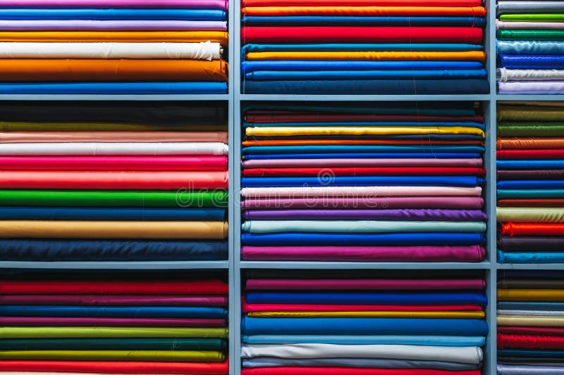 A Vivid Collection of Textile Samples. Samples of Fabrics for Sewing ...