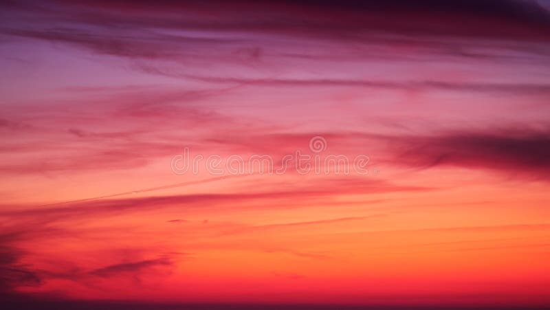 Vivid color sunset sky stock image. Image of color, abstract - 227206559