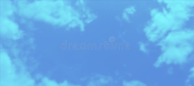 Vivid Colored Aesthetic Sky Background. Realistic Vector Clouds Stock ...