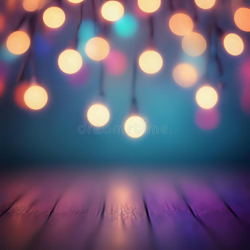 Vivid and Colorful Background Featuring Blurred Twinkling Lights for a ...