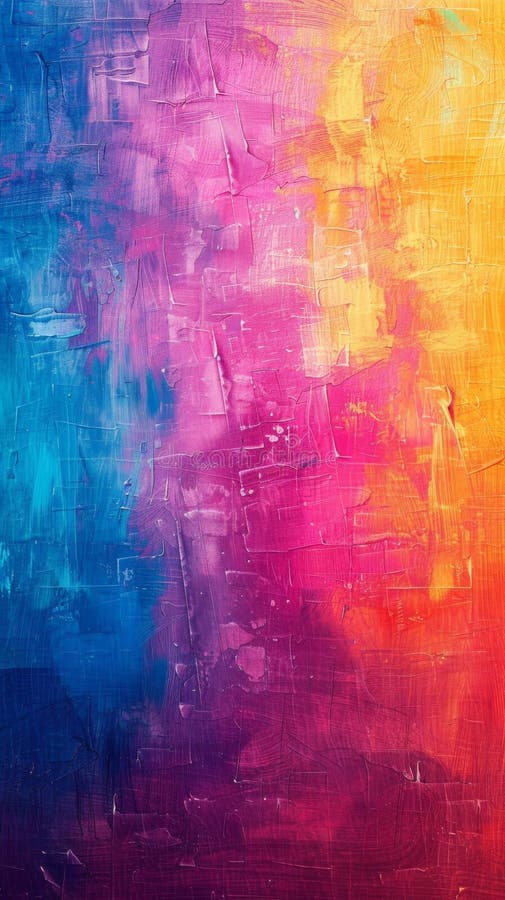 Vivid Colors Blend Seamlessly, Creating a Spectrum of Emotion. Concept ...