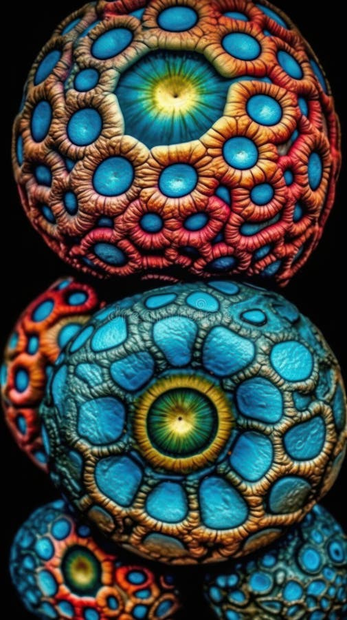 Vivid Colors of Cell Division: a Highly Detailed Electron Microscope ...