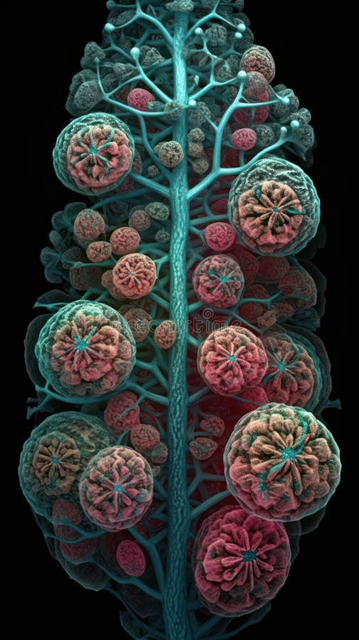 Vivid Colors of Cell Division: a Highly Detailed Electron Microscope ...