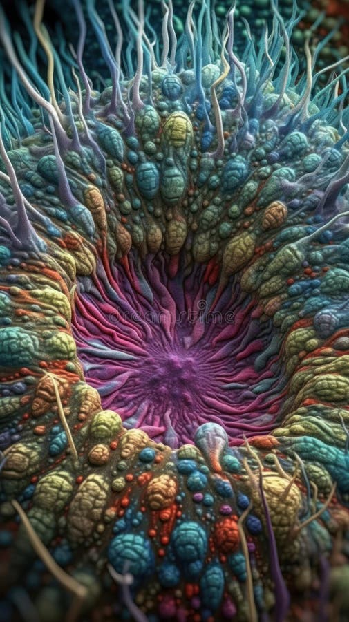 Vivid Colors of Cilia on a Cell Surface Viewed through a Highly ...