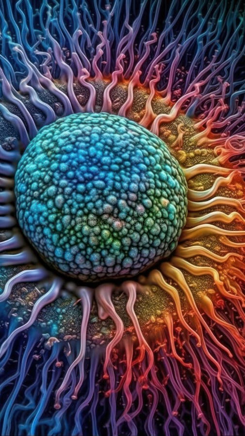 Vivid Colors of Cilia on a Cell Surface Viewed through a Highly ...