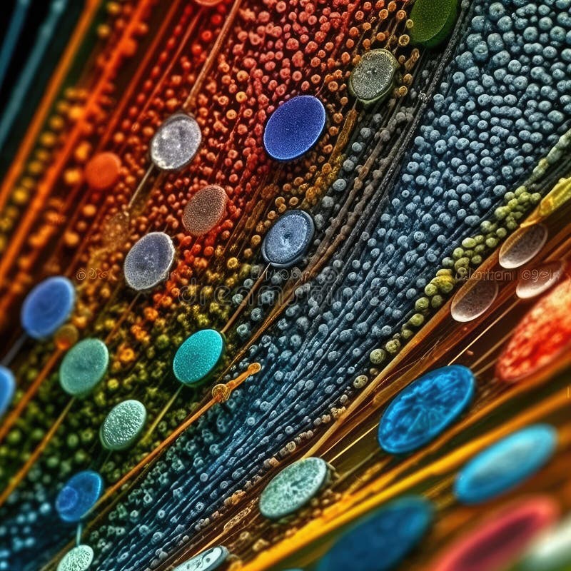 Vivid Colors of Diatoms Under the Electron Microscope. Perfect for ...