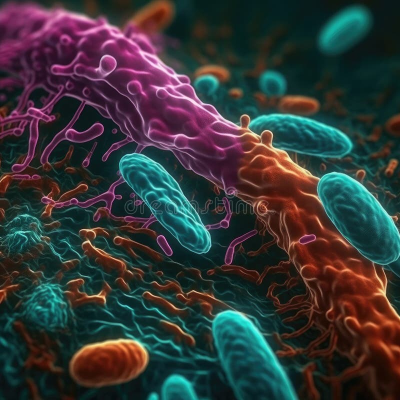 Vivid Colors of Microscopic Bacteria Viewed through an Electron ...