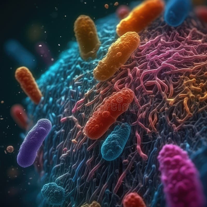 Vivid Colors of Microscopic Bacteria Viewed through an Electron ...