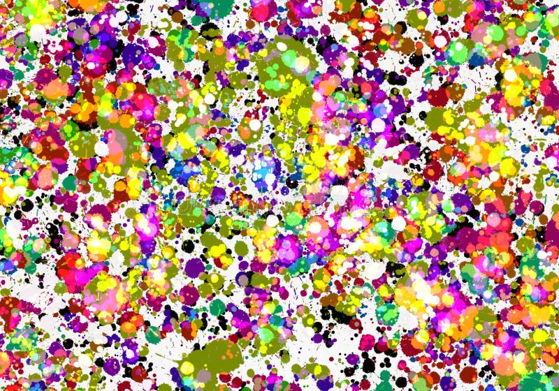 Vivid Colors Splash Pattern Background Stock Illustration ...