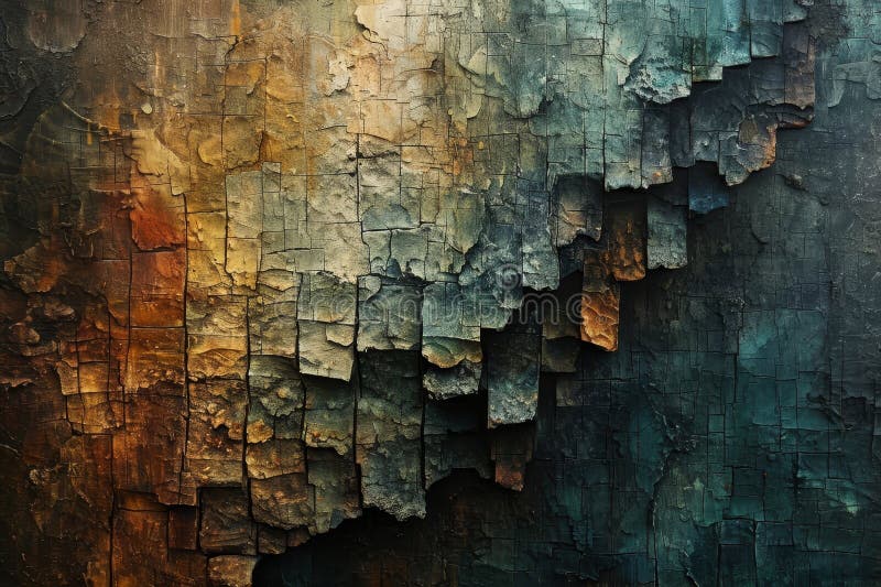 Clash of Surfaces stock illustration. Illustration of harmonious ...