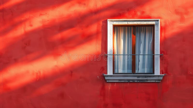 Vivid Contrast, a Symphony of Red and White in Architectural Harmony ...