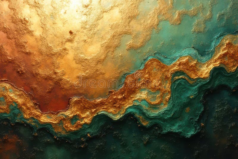 Vivid Copper Memories stock illustration. Illustration of metallic ...