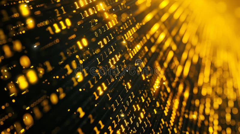 Vivid Data Stream Symbolizing Information Overload and Quest for ...