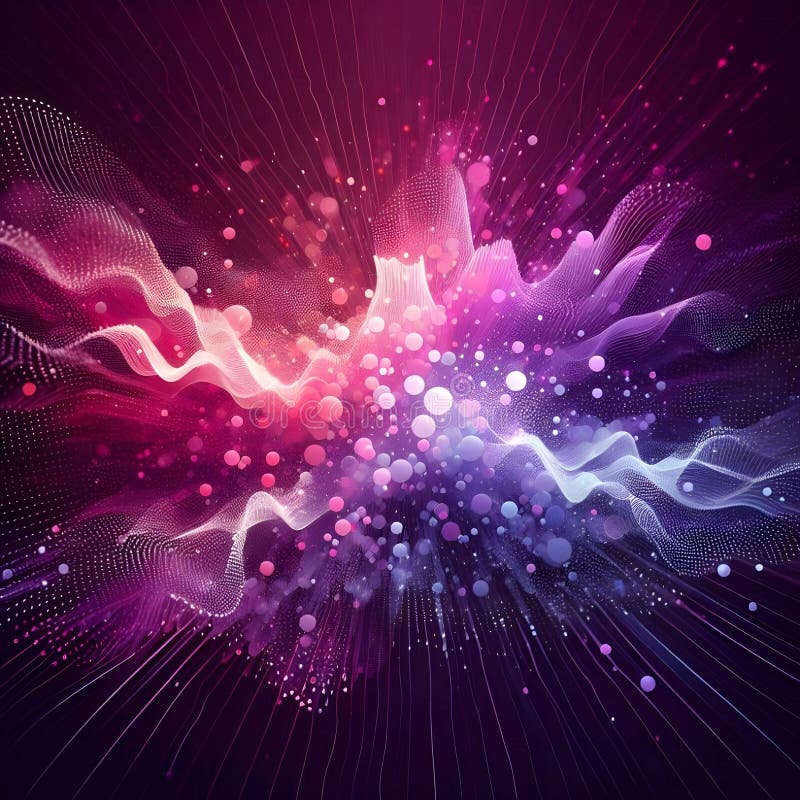 Vivid Data Universe stock illustration. Illustration of night - 337089119