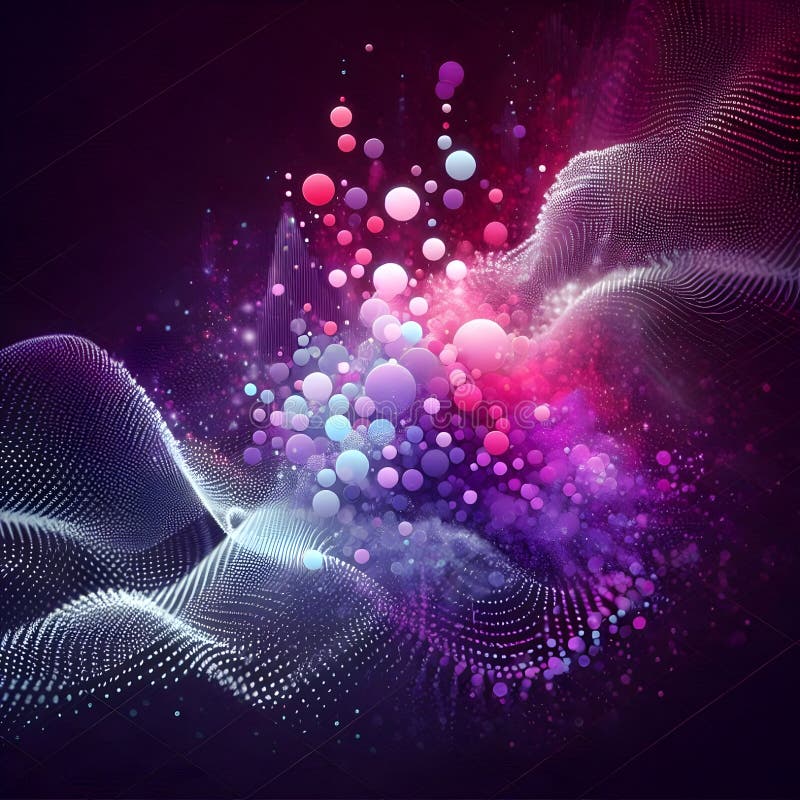 Vivid Data Universe stock illustration. Illustration of vibrant - 337089127