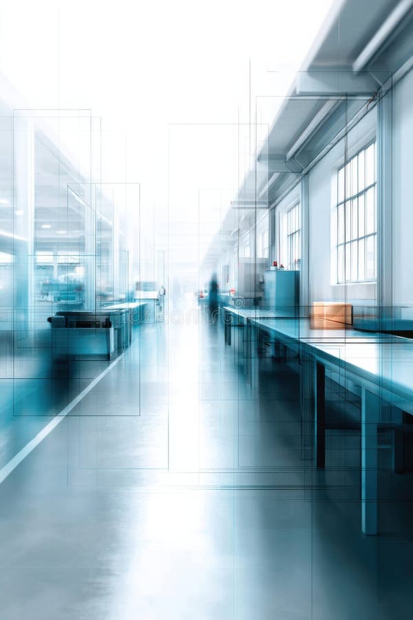 Vivid Depiction of the Network Equipment Production Process within a ...