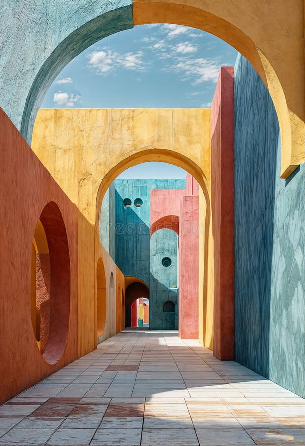 Vivid Details and Shadows in the Architectural Beauty of the Building S ...