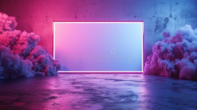 Vivid Digital Art Display stock photo. Image of display - 306304290