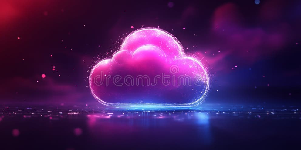 Vivid Digital Cloudscape: Exploring the Future of Data Networks and Technology Stock ...