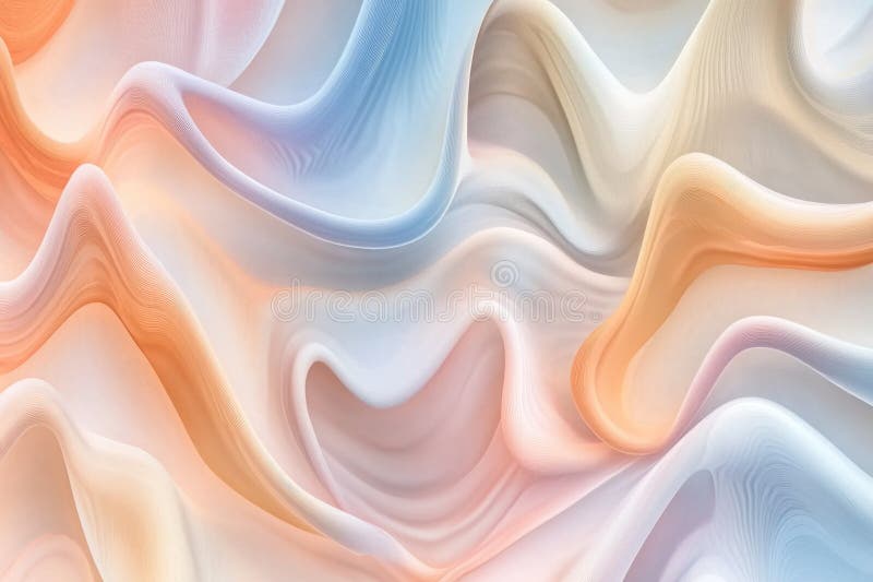 Wavy Abstract Art stock illustration. Illustration of geometric - 359693928