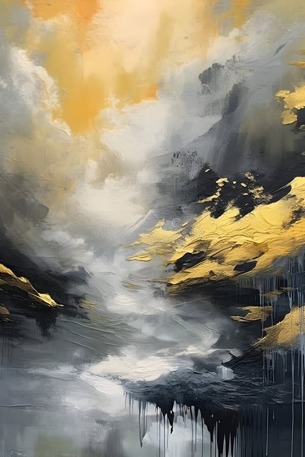 Vivid and Expressive Multicolored Abstract Painted Background Stock ...