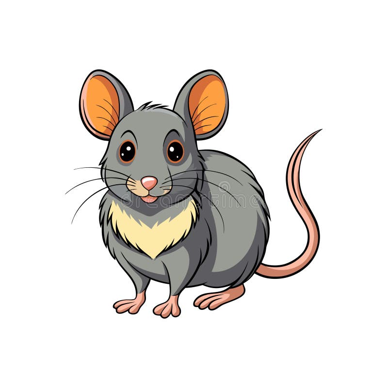 Vivid Field Mouse Illustration for Projects Stock Image - Illustration ...