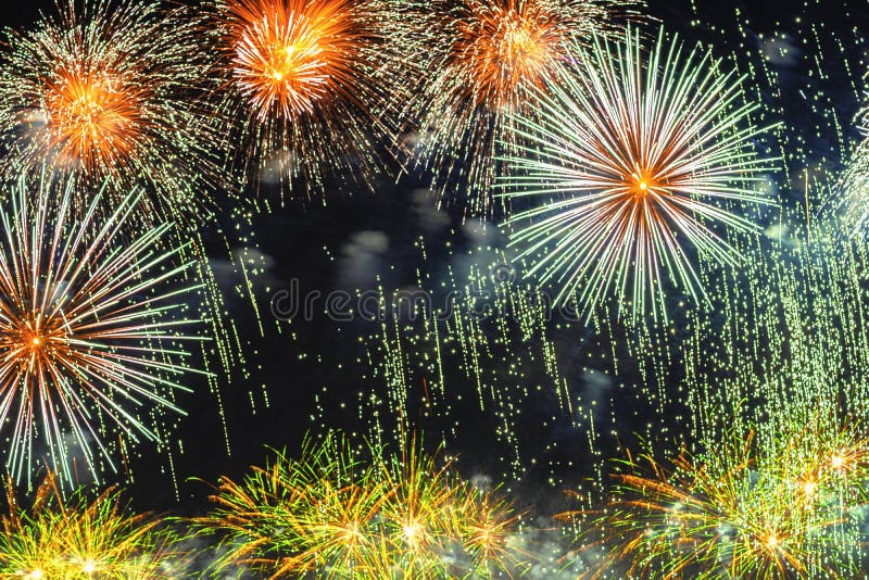 Colorful Sparks Flying Up. Glowing Particles on a Dark Background ...