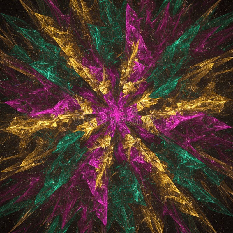 Quality Crystalline Fractal Stock Illustrations – 68 Quality ...