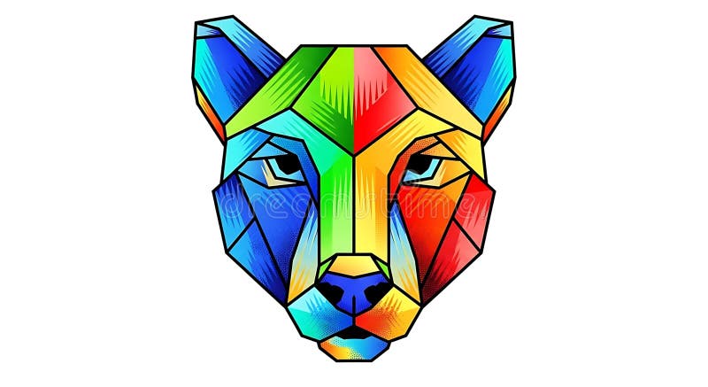 Geometric Wolf Portrait Stock Illustrations – 1,449 Geometric Wolf ...