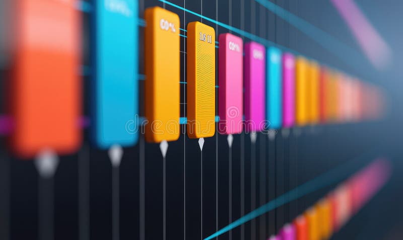 Vivid Graphic Design Featuring Colorful Shapes and Lines, Perfect for ...