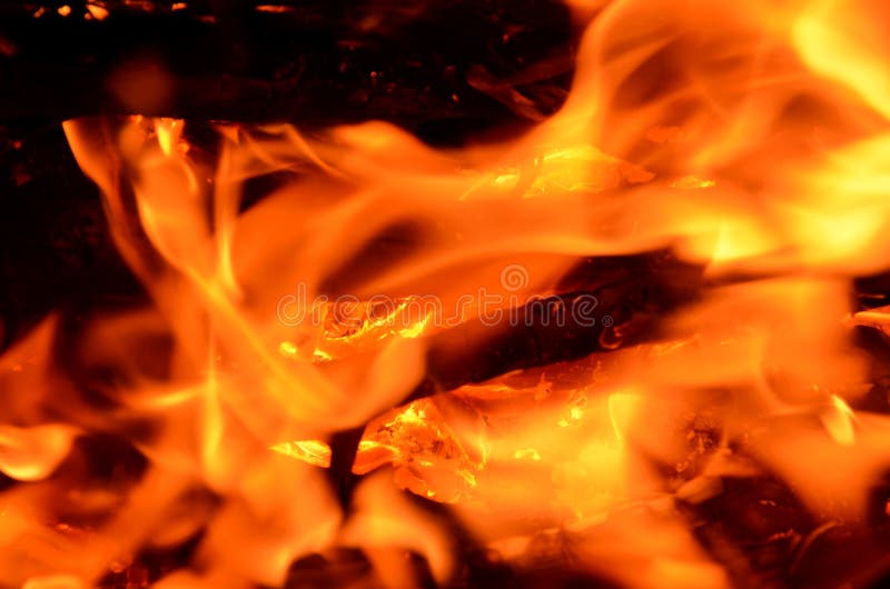 Bright Graphic Resource Consists of a Flame in the Wind. Stock Photo ...