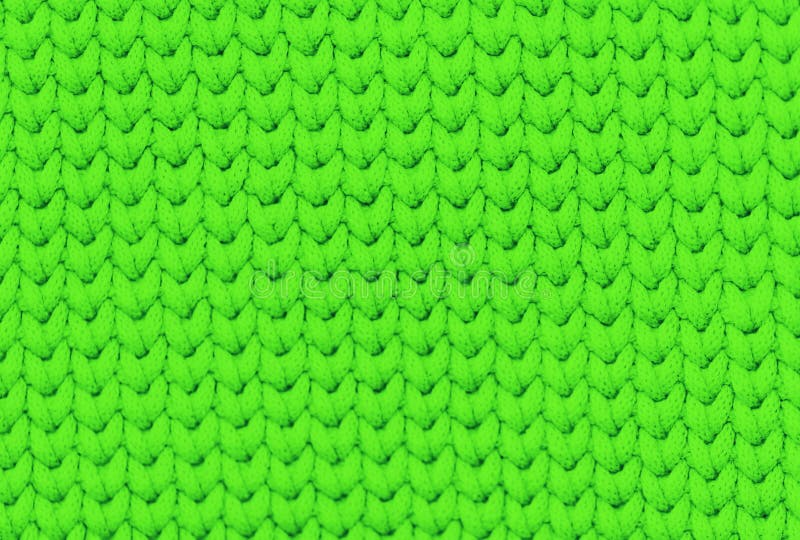 Bright Green Knitted Fabric Texture Background Stock Photo - Image of ...