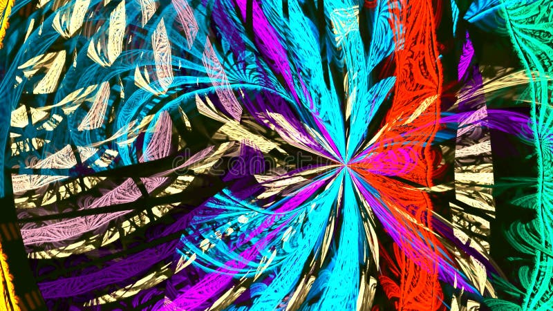 Vivid Hallucinations. High Detailed Loop Stock Video - Video of dynamic ...