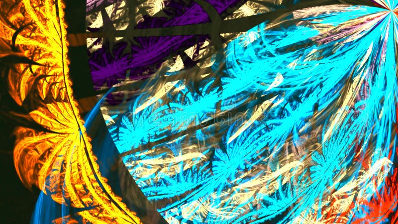 Vivid Hallucinations. High Detailed Loop Stock Video - Video of ...