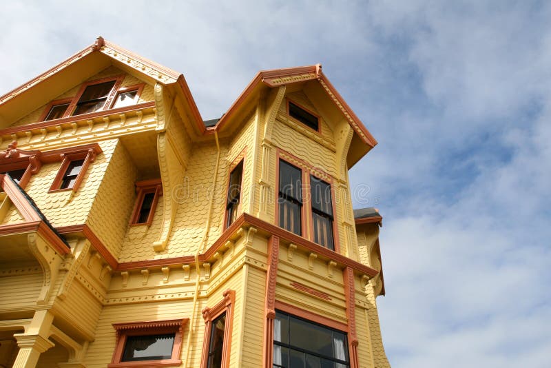 Vivid Historic Home stock image. Image of american, northern - 2199975