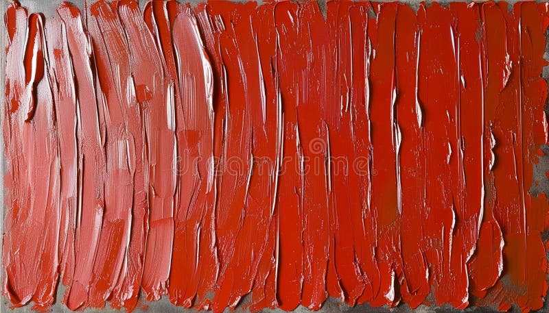 Vivid Hues of Red Blend Together in an Abstract Expression of Movement ...