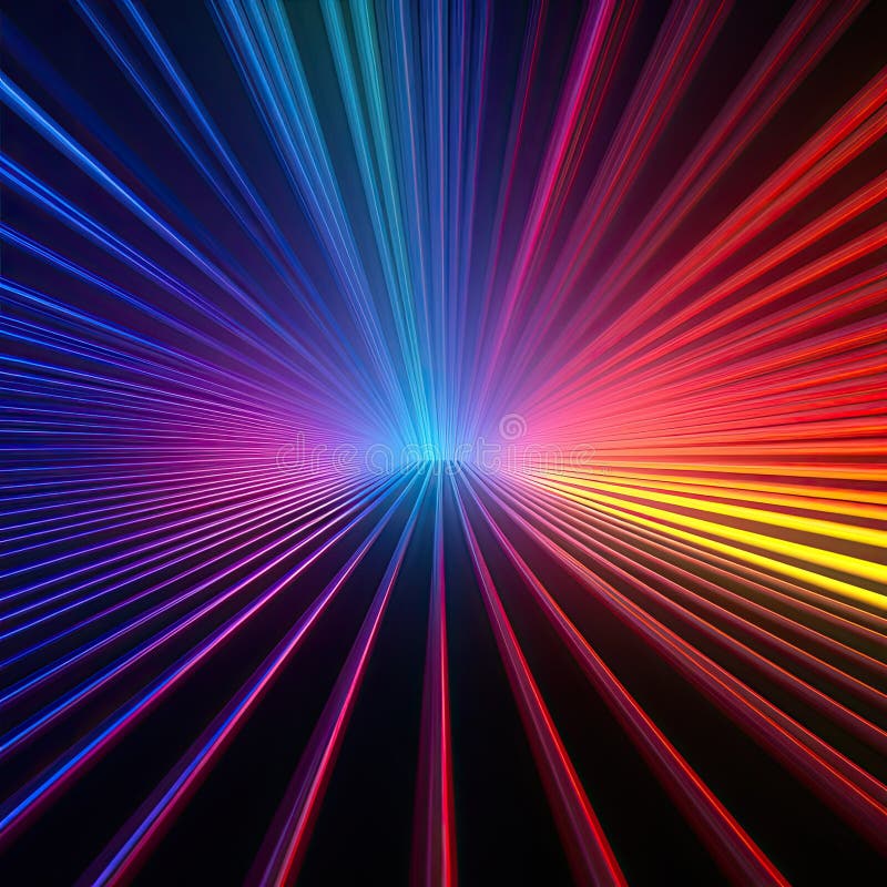 Vivid Illuminated Lines Background Stock Illustration - Illustration of ...