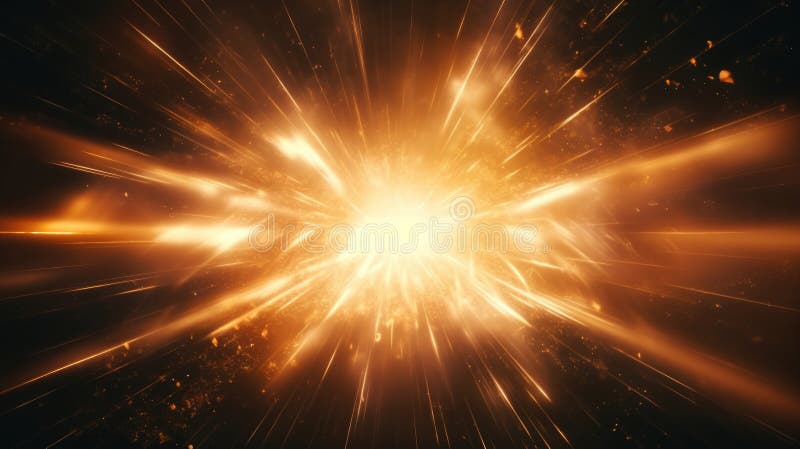 Abstract Cosmic Explosion in Space Stock Illustration - Illustration of ...