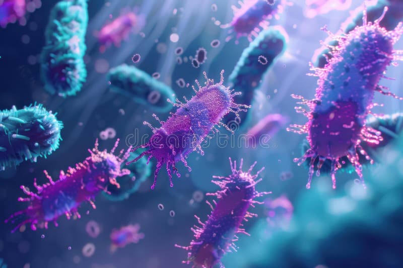 Microscopic View of Cells Dividing and Multiplying Showing Concept of ... Microscopic View of Cells Dividing and Multiplying Showing Concept of ...