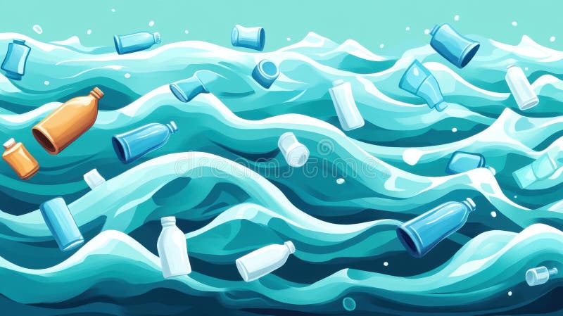 A Vivid Illustration Highlights the Critical Issue of Ocean Plastic ...