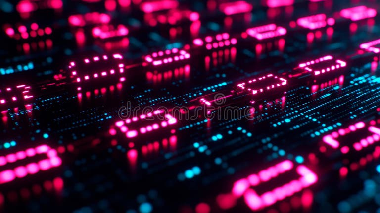 A Vivid Image of Spherical Molecule Chains Drifting, Their Links ...